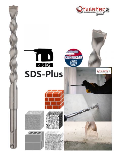 SDS-Plus Hammerbohrer 2 Schneiden | TECHNIK-Depot